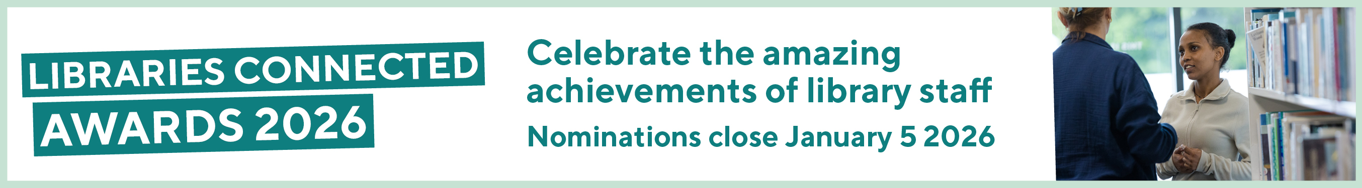 Libraries Connected Awards 2026 | Libraries Connected